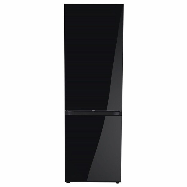 Samsung Bespoke Black Glass Refrigerator: Spacious and Stylish